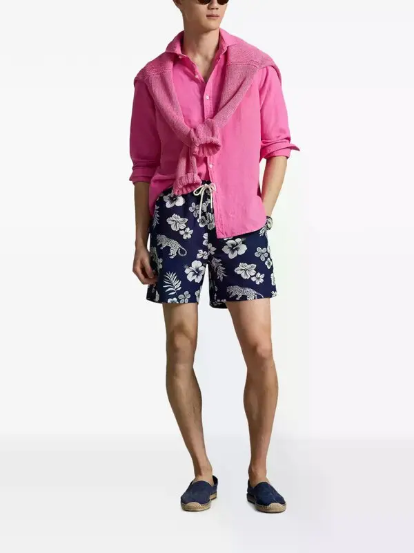 Polo Ralph Lauren Floral Swim Shorts - Blue