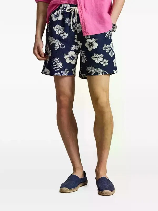 Polo Ralph Lauren Floral Swim Shorts - Blue
