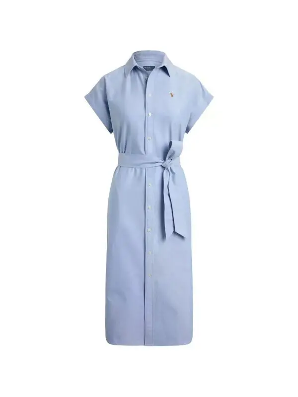 Polo Ralph Lauren Belted Shirt Dress - Blue