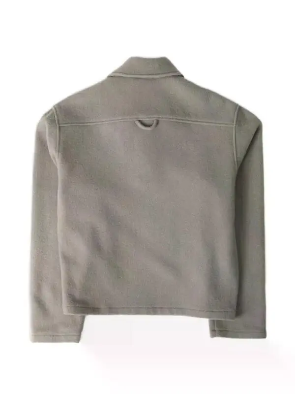 RIER Fog Fleece Polo Shirt - Grey