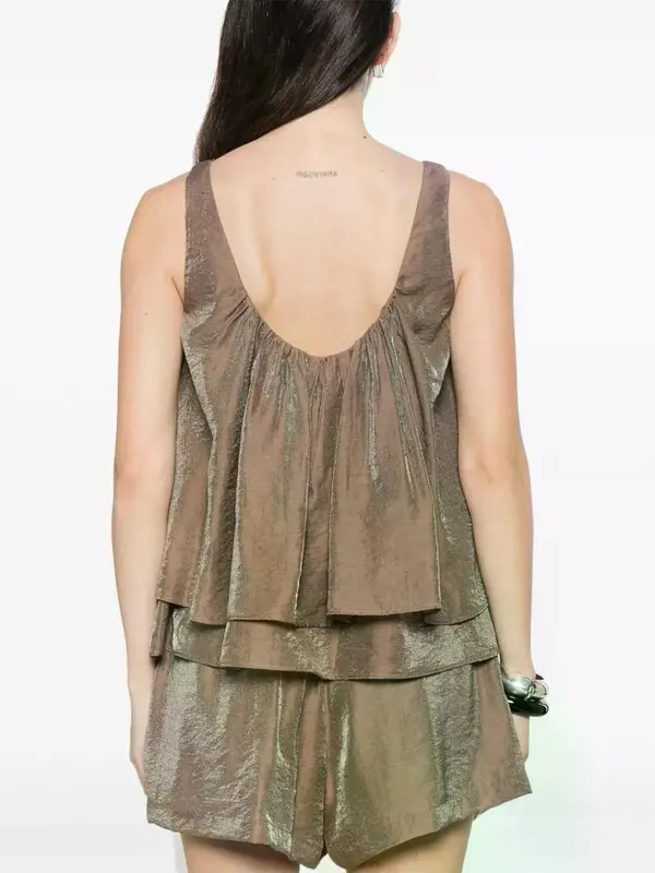 ELEH Sleeveless Tiered Top