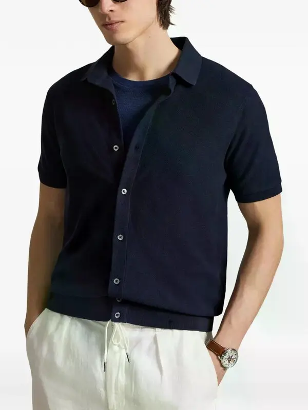 Polo Ralph Lauren Buttoned Short-sleeve Shirt - Blue