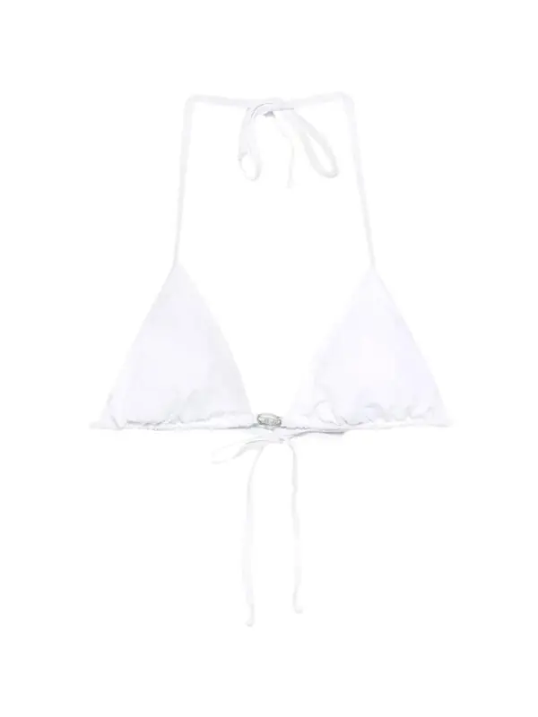 DIESEL® Elettra-dnm Tie Bikini Top - White