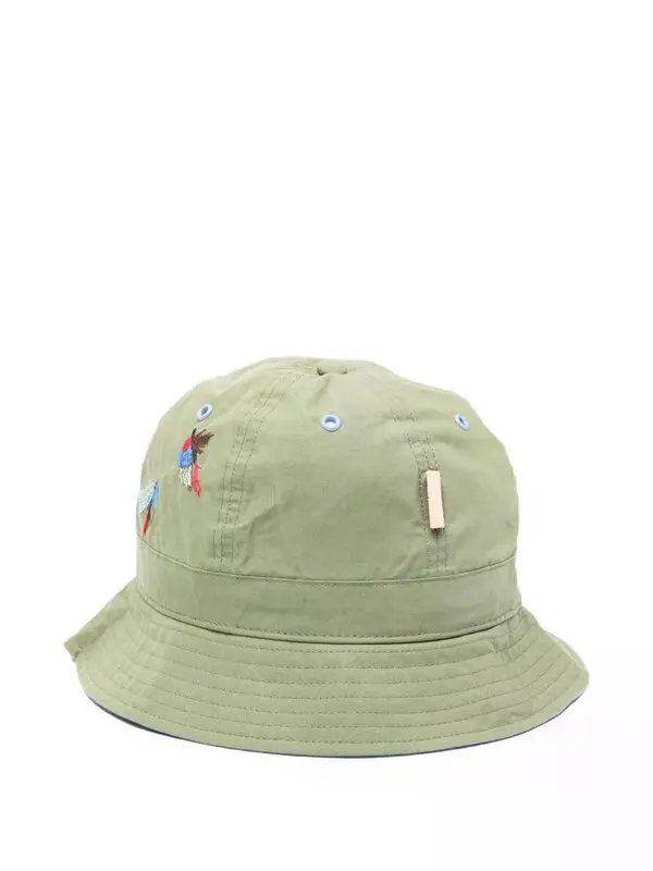 Barbour Embroidered Bucket Hat - Green