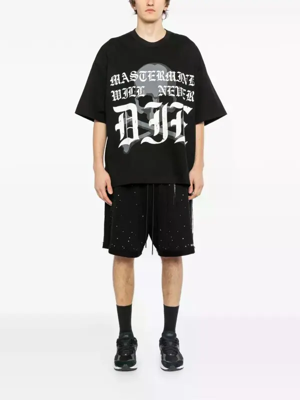 MASTERMIND WORLD Crystal-embellished Shorts