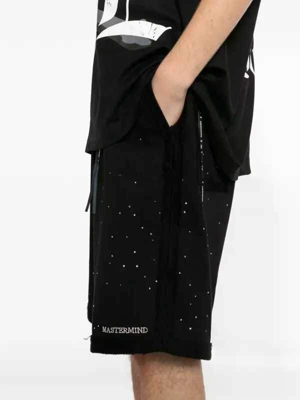 MASTERMIND WORLD Crystal-embellished Shorts