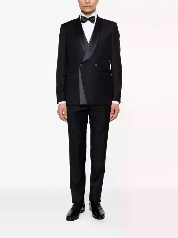 Tagliatore Double-breasted Suit - Black