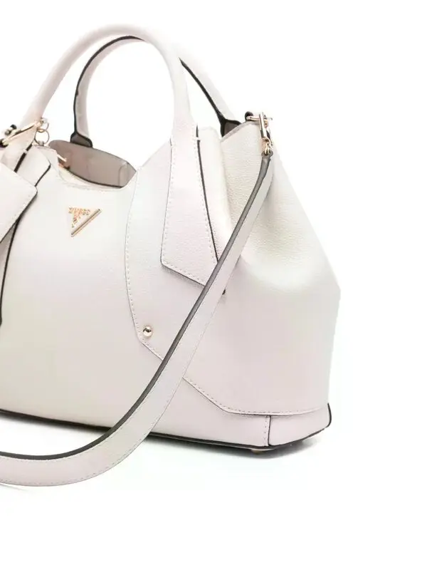 Guess Triangle Logo Tote - Neutrals