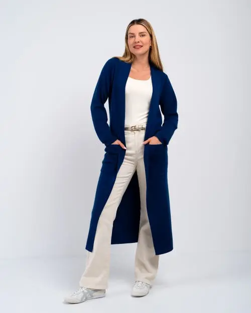 KETTLEWELL Seraphina Longline Cardigan - Bright Navy