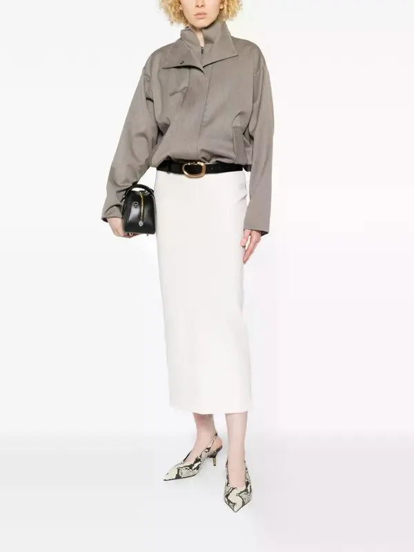 Max Mara Brandy Midi Skirt - Neutrals