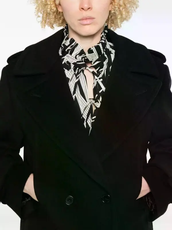 Nina Ricci Double-breasted Reefer Coat
