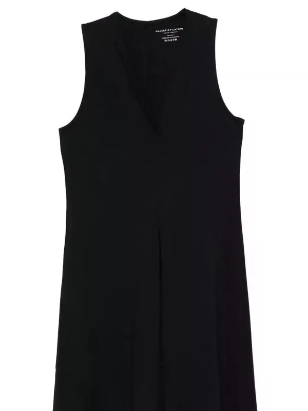 Majestic Filatures V-neck Midi Dress