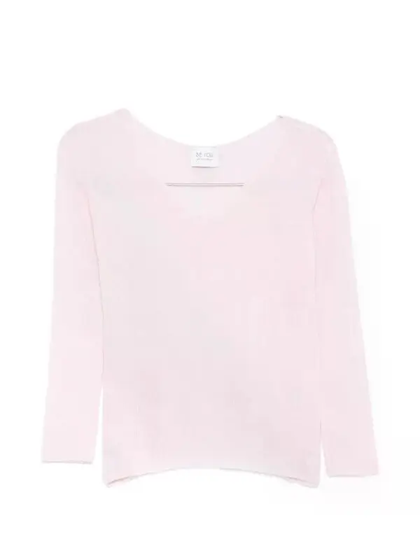 BEYOU V-neck Sweater - Pink