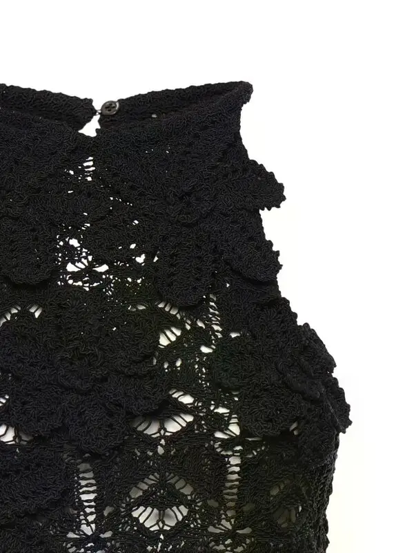 Pinko Crochet Knit Tank Top