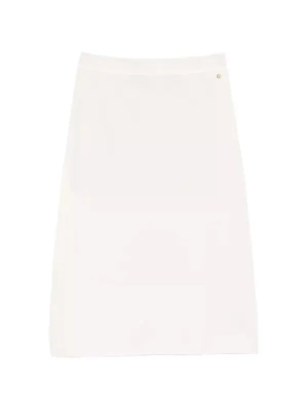 MARCCAIN Button-detail Midi Skirt - Neutrals