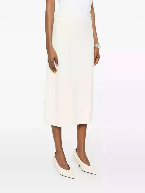 MARCCAIN Button-detail Midi Skirt
