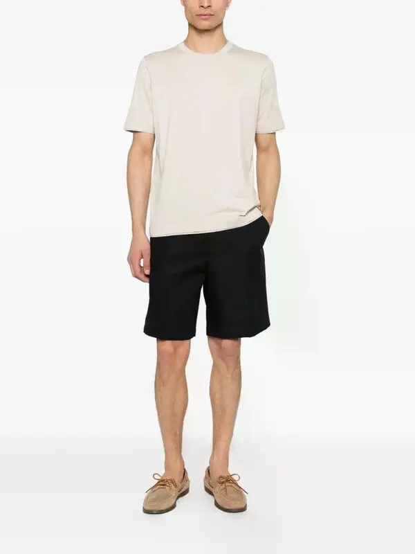 GRAN SASSO Trim-detail T-shirt - Neutrals