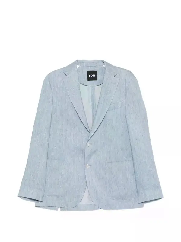 BOSS Chest-pocket Blazer - Blue