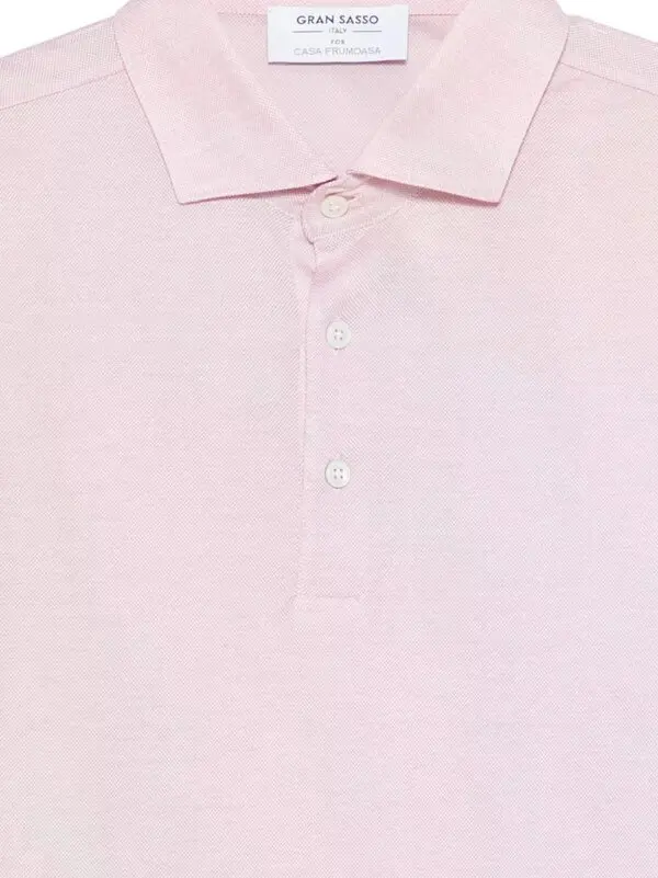 GRAN SASSO Half-button Polo Shirt