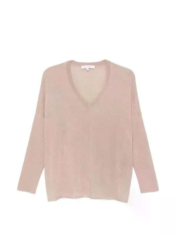 ABSOLUT CASHMERE Meryl V-neck Sweater - Neutrals