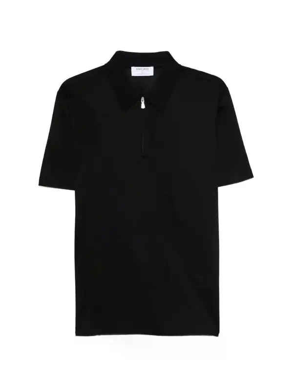 GRAN SASSO Zip-up Polo Shirt