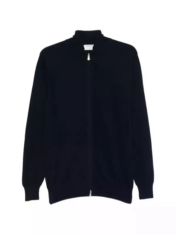 GRAN SASSO Zip-fastening Cardigan - Blue