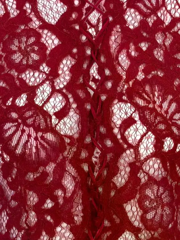MANURI Floral Lace Blouse