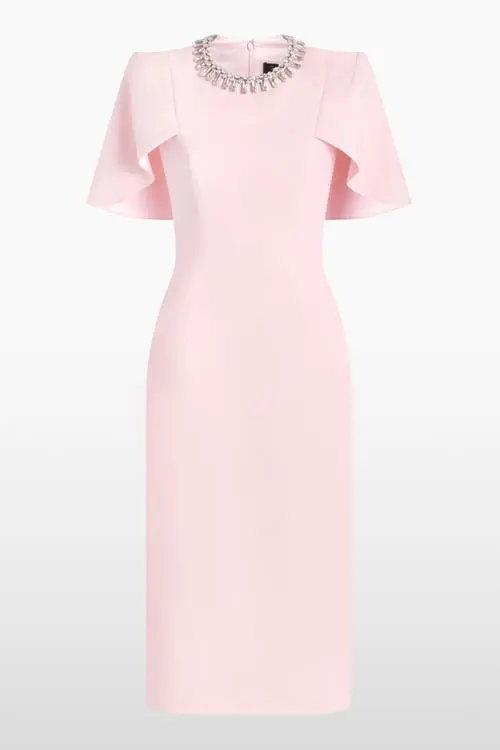Jenny Packham Thalia Midi Dress - Bunny