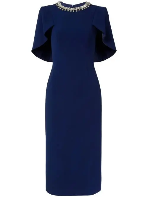 Jenny Packham Thalia Midi Dress - Midnight Kiss