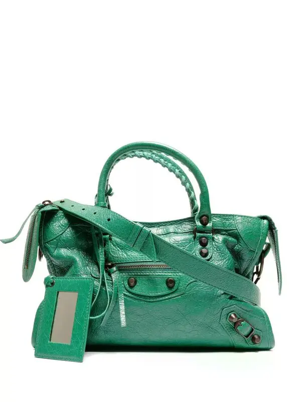 Balenciaga 2000-2020s The City Tote Bag - Green