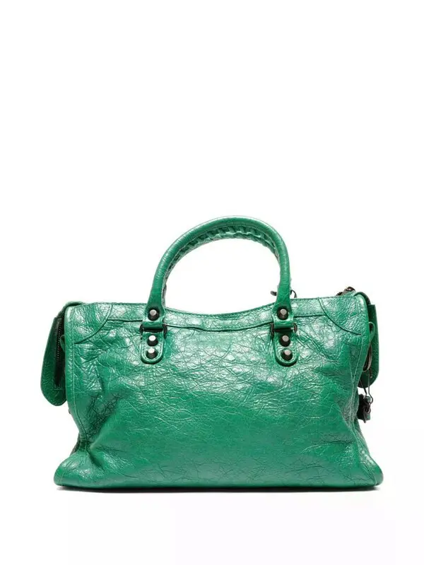 Balenciaga 2000-2020s The City Tote Bag - Green