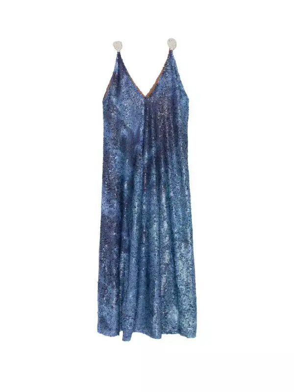 ROSANNA OCAMPO Goya Sequin Maxi Dress