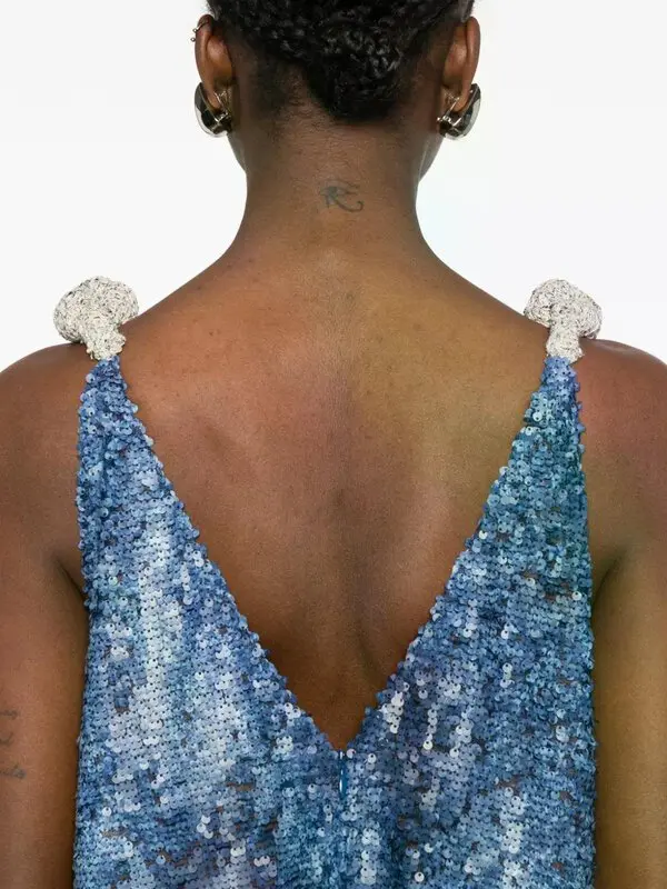 ROSANNA OCAMPO Goya Sequin Maxi Dress