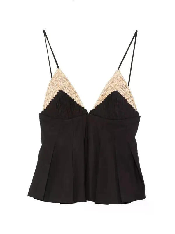 ROSANNA OCAMPO V-neck Blouse