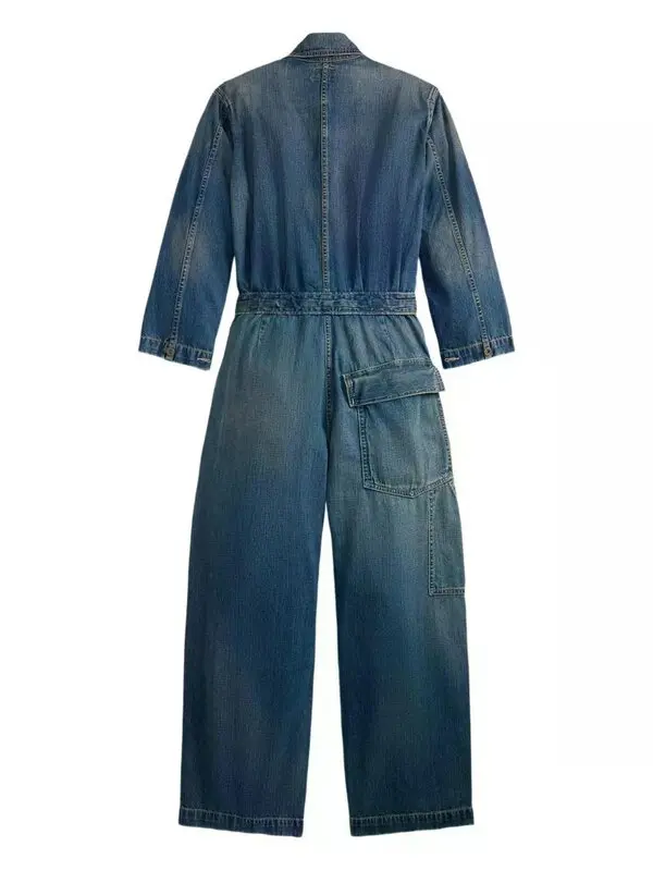 Ralph Lauren Belted Cotton Jumpsuit