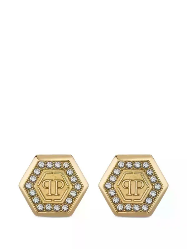Philipp Plein Plein Legacy Stud Earrings - Gold