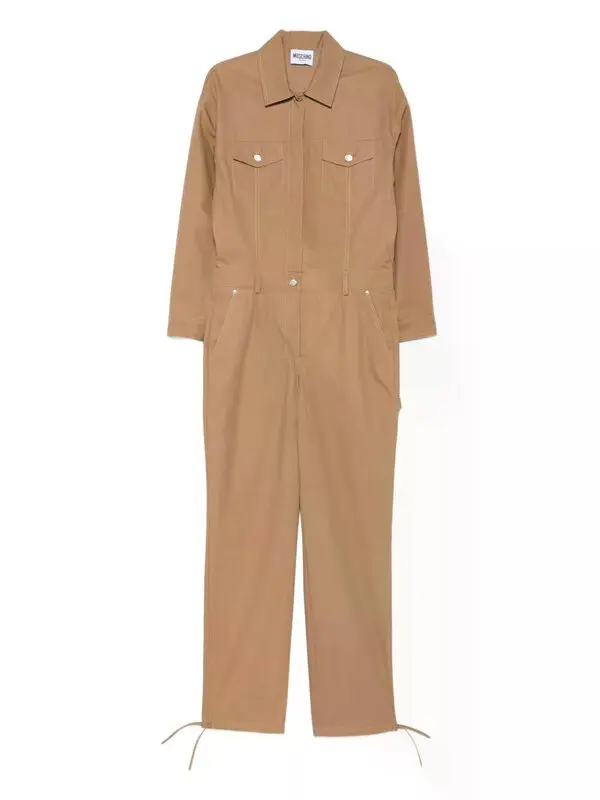 Moschino Pocket-detail Jumpsuit - Neutrals