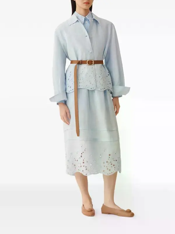 Fabiana Filippi Scalloped Embroidered Shirt