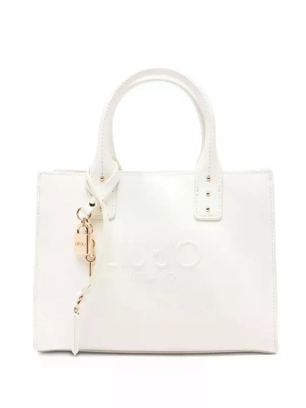 Liu Jo Tote Bag With Padlock Charm - White