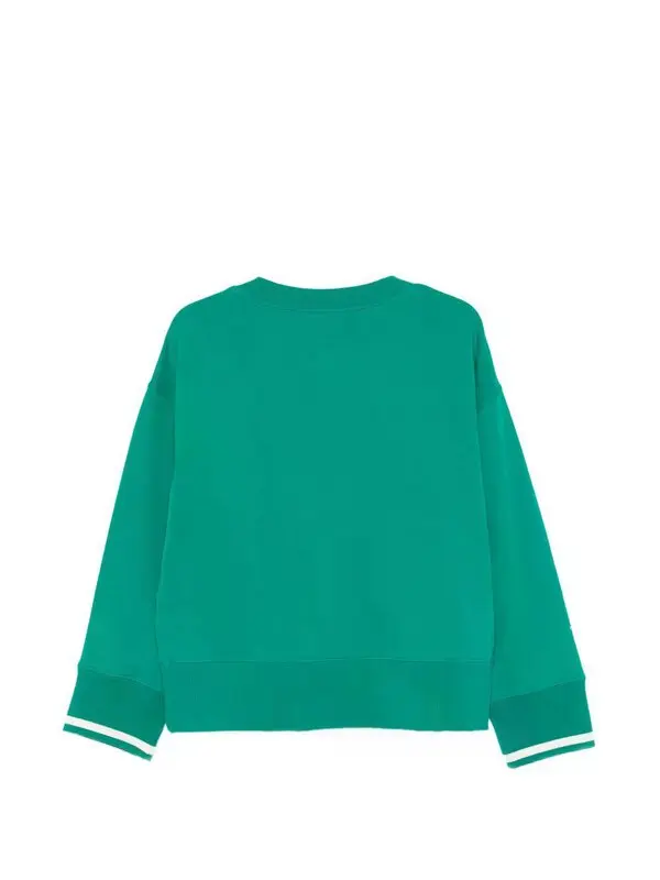 P.E Nation Courtside V-neck Sweatshirt - Green
