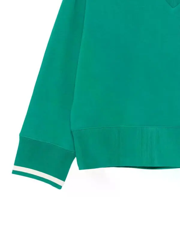 P.E Nation Courtside V-neck Sweatshirt - Green