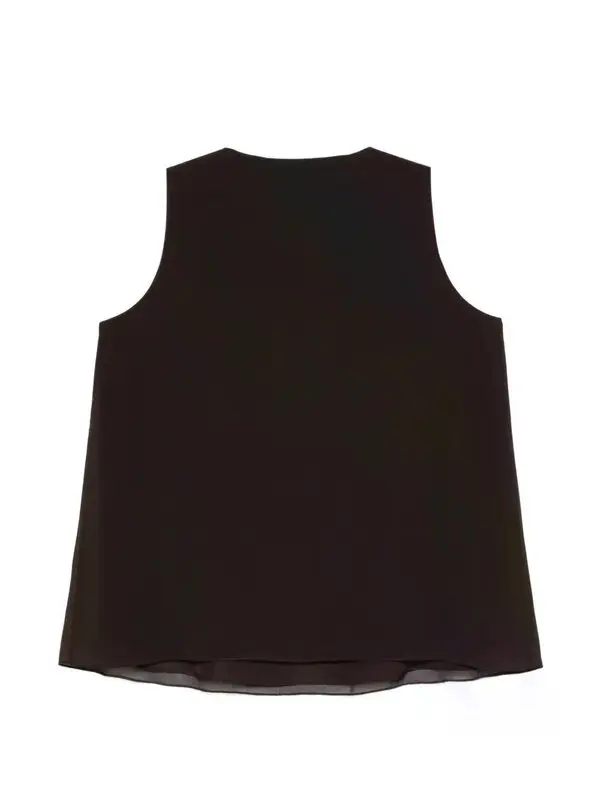 Marina Rinaldi Embellished Sleeveless Blouse