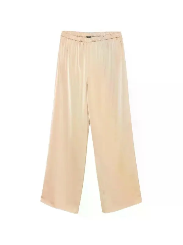Marina Rinaldi Elasticated-waist Wide Leg Trousers