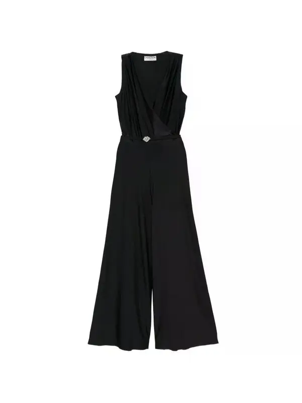 Chiara Boni La Petite Robe Linka V-neck Jumpsuit - Black