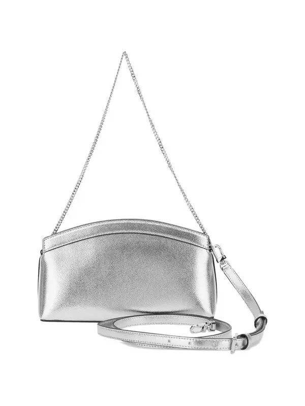 Michael Kors Athena Metallic Shoulder Bag - Silver