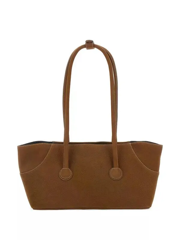 MARGESHERWOOD Topstitch Leather Shoulder Bag - Neutrals