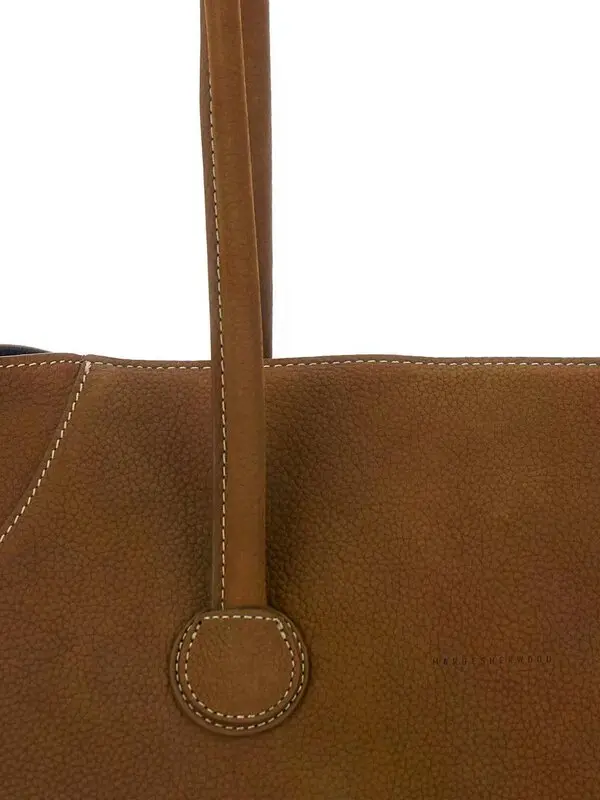 MARGESHERWOOD Topstitch Leather Shoulder Bag - Neutrals