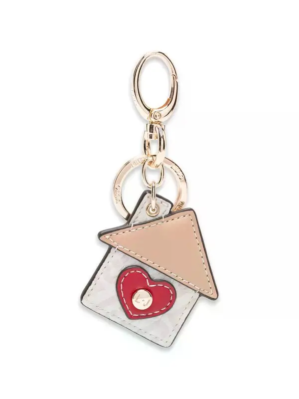Liu Jo House-shaped Keyring - Neutrals