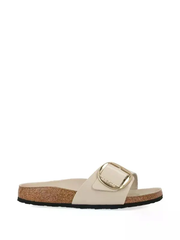 BIRKENSTOCK Madrid Big-buckle Leather Sandals - Neutrals