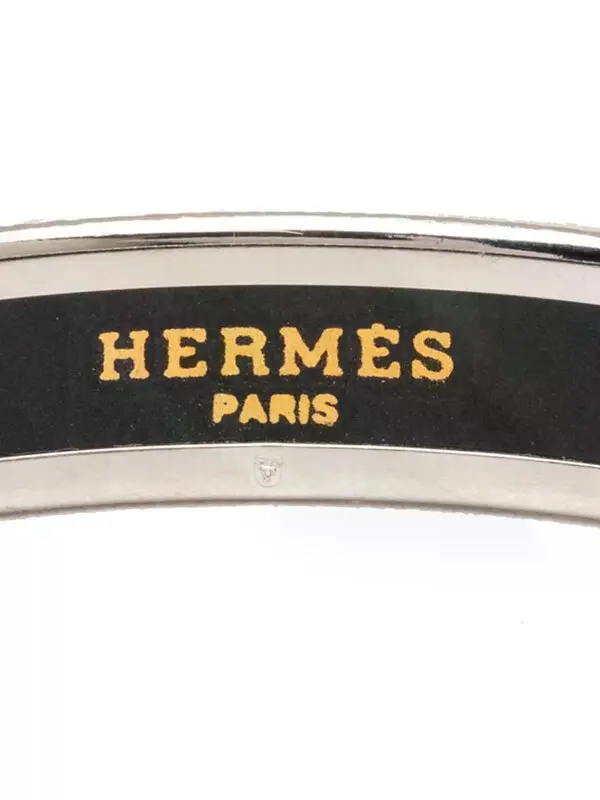 Hermès Caleche Enamel Bangle 62 Costume Bracelet